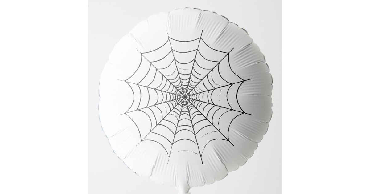 A Simple Spider's Web Balloon | Zazzle