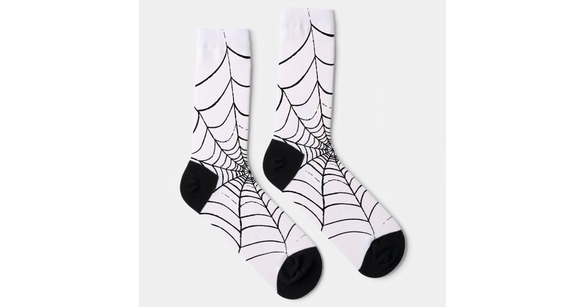 A Simple Spider's Web Socks | Zazzle