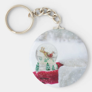 Snow Globe Keychains - No Minimum Quantity | Zazzle