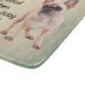 A Spoiled Rotten French Bulldog Lives Cutting Board | Zazzle