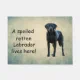 A Spoiled Rotten Labrador Lives Here Doormat | Zazzle