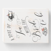 A Spot of Tea Bridal Shower Tea Party Sign | Zazzle