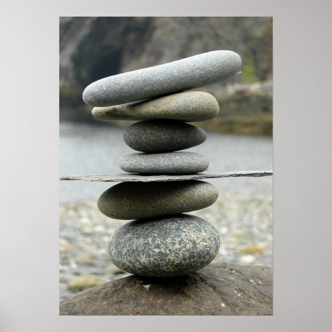A Stack of Rocks Poster | Zazzle