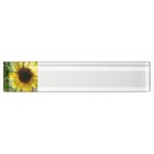 Sunflower bloom desk name plate | Zazzle.com