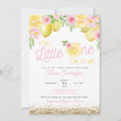 A Sweet Little One Lemon Baby Shower Invitation | Zazzle
