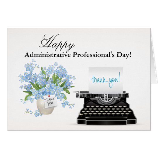 A Thank-You Card for Administrative Professionals | Zazzle.com