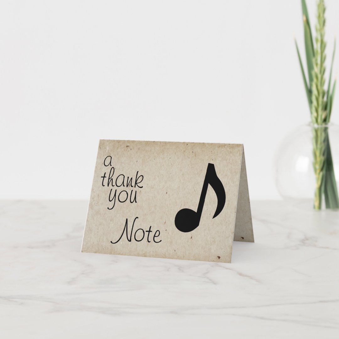 A Thank You Note | Zazzle