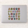 A To Z Alphabet Stick On Letters Sticker | Zazzle