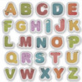 A To Z Alphabet Stick On Letters Sticker | Zazzle