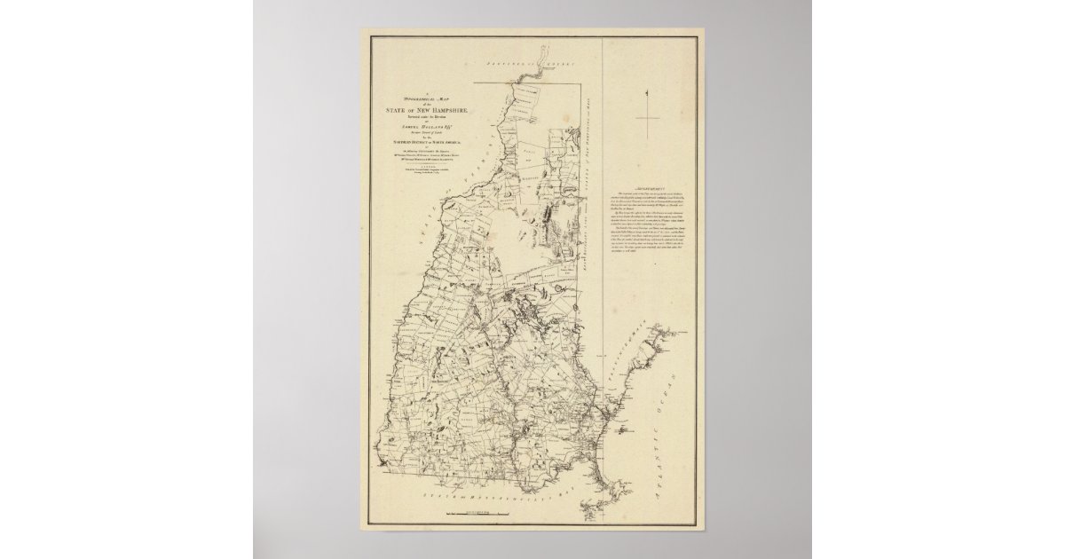 A Topographical Map Poster | Zazzle