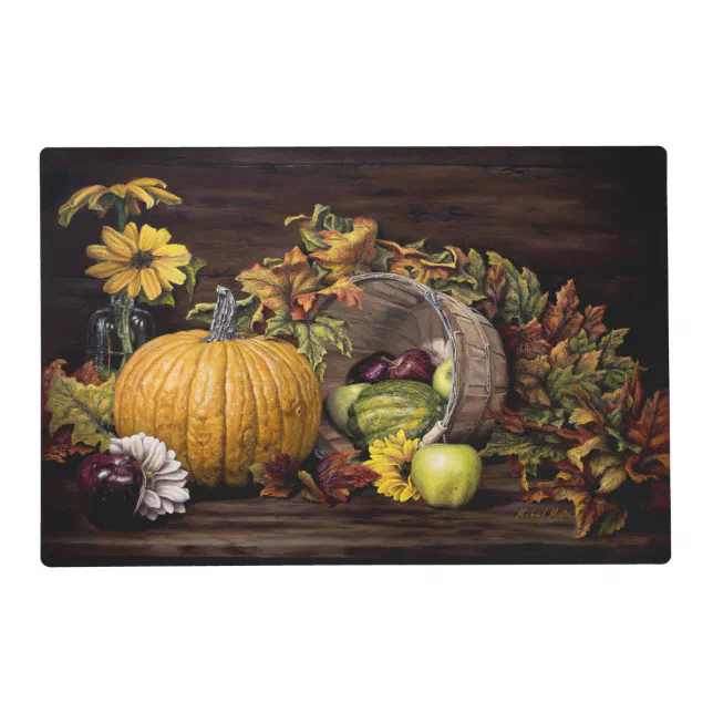 A Touch Of Autumn - Laminated Placemats | Zazzle