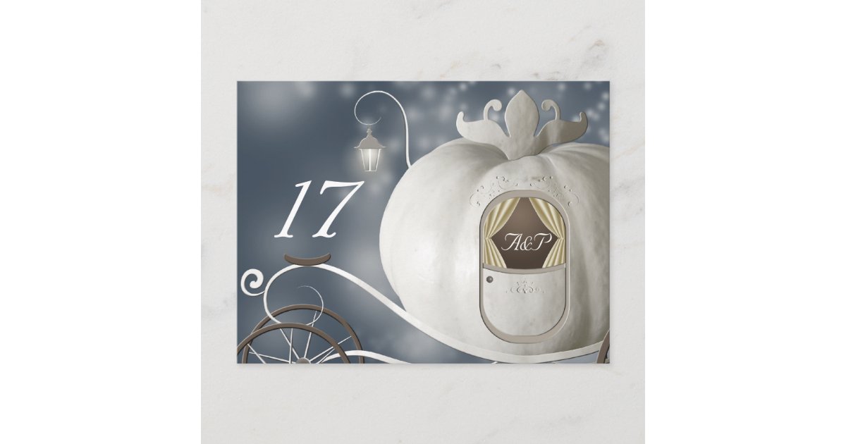 A True Fairy Tale Table Number Card | Zazzle