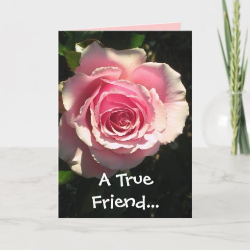 A True Friend Card | Zazzle