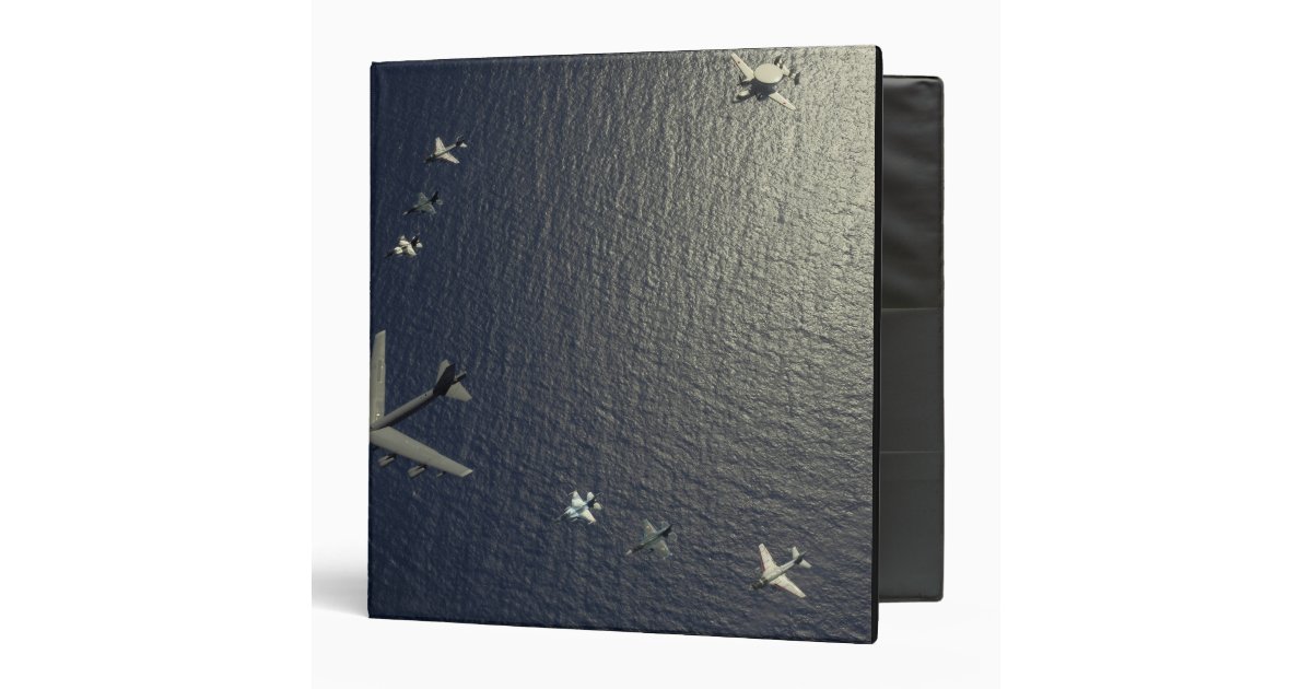 A US Air Force B-52 Stratofortress aircraft Binder | Zazzle