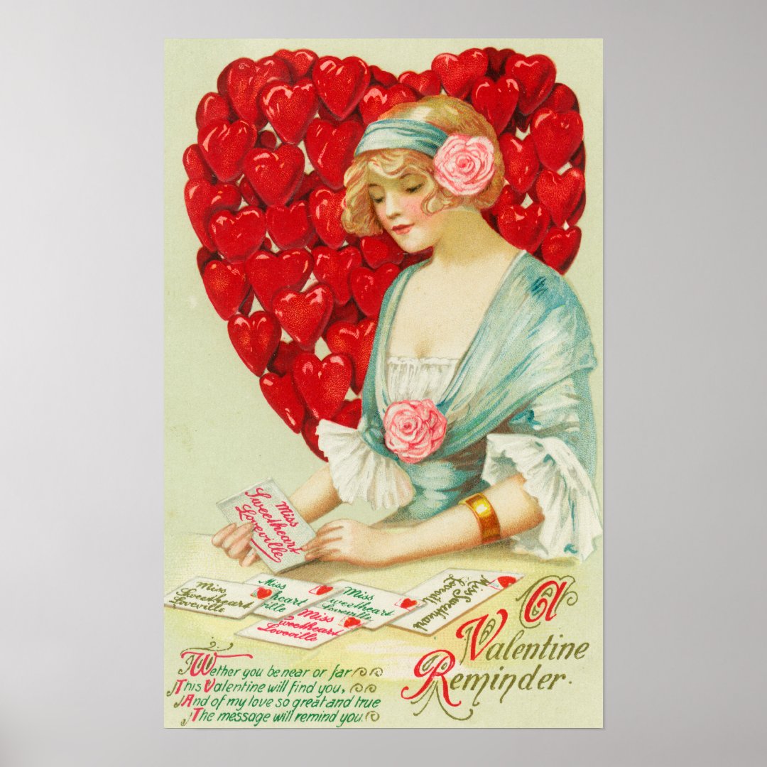 A Valentine Reminder Poster | Zazzle