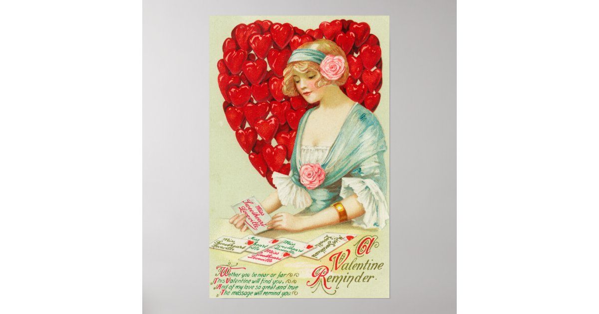 A Valentine Reminder Poster | Zazzle