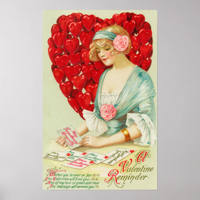 A Valentine Reminder Poster | Zazzle
