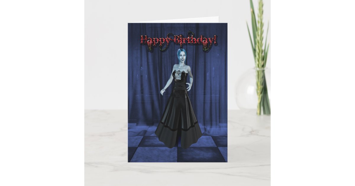 A Vampire Birthday card | Zazzle