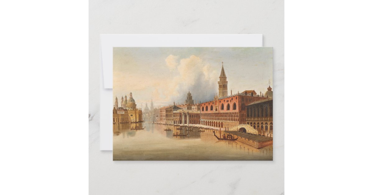 A Venetian Scene | Johann Wilhelm Jankowsky | Zazzle