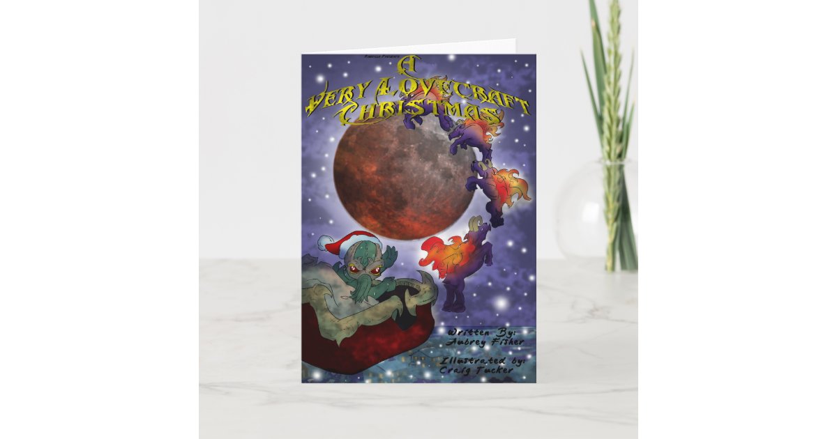 A Very Lovecraft Christmas Holiday Card | Zazzle