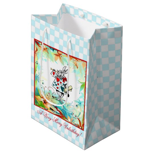 A Very Merry Unbirthday Medium Gift Bag | Zazzle.com
