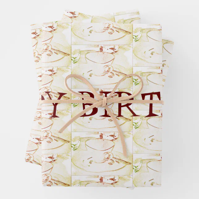 A Very Merry Unbirthday Wrapping Paper Sheet Set | Zazzle