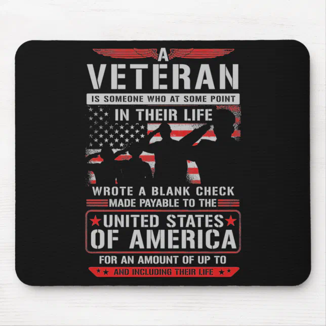 A Veteran Mouse Pad | Zazzle