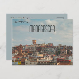 A View of Antananarivo Madagascar Postcard | Zazzle