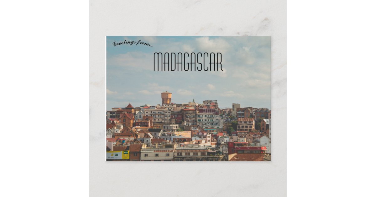 A View of Antananarivo Madagascar Postcard | Zazzle