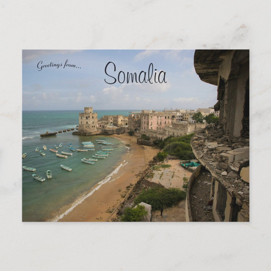 A View of Mogadishu Somalia Postcard | Zazzle
