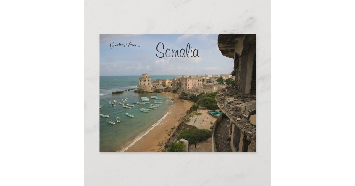 A View of Mogadishu Somalia Postcard | Zazzle