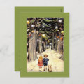 A Walk Down Christmas Memory Lane Holiday Postcard | Zazzle