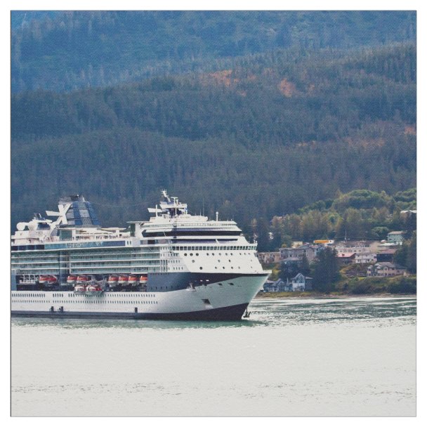 Cruise Ship Fabric | Zazzle