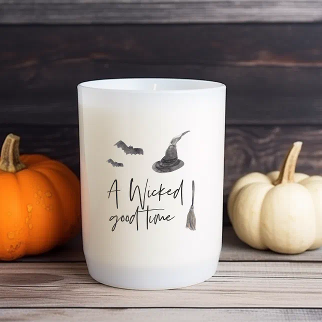 A Wicked Good Time | Happy Halloween Square Sticker | Zazzle