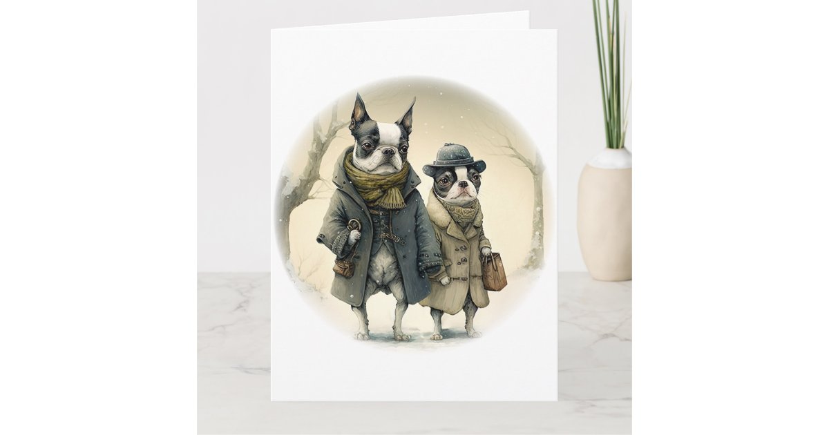 A Winters Walk Card | Zazzle