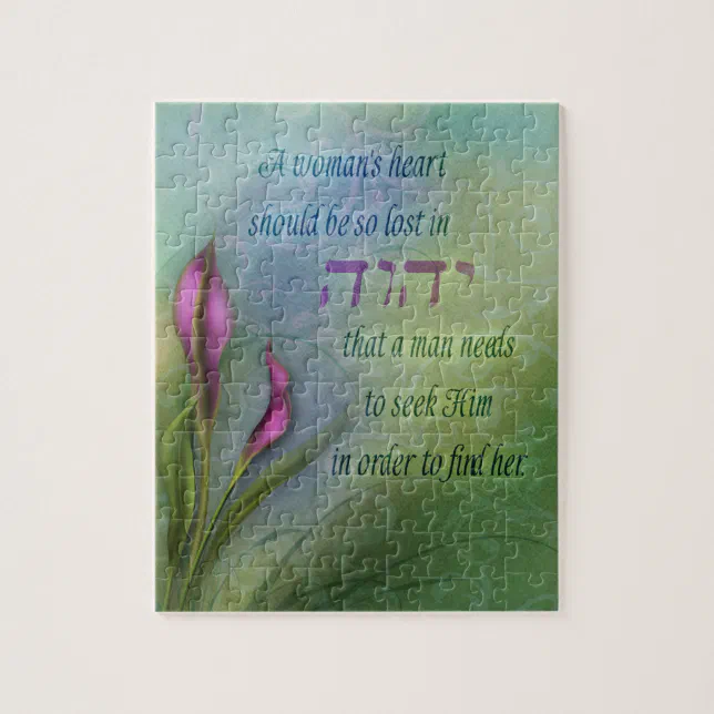 A Womans Heart - Calla Lily Jigsaw Puzzle | Zazzle A Womans Heart - Calla Lily Jigsaw Puzzle | Zazzle