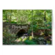 A Woodlands Walkway Bridge Thank You Card | Zazzle