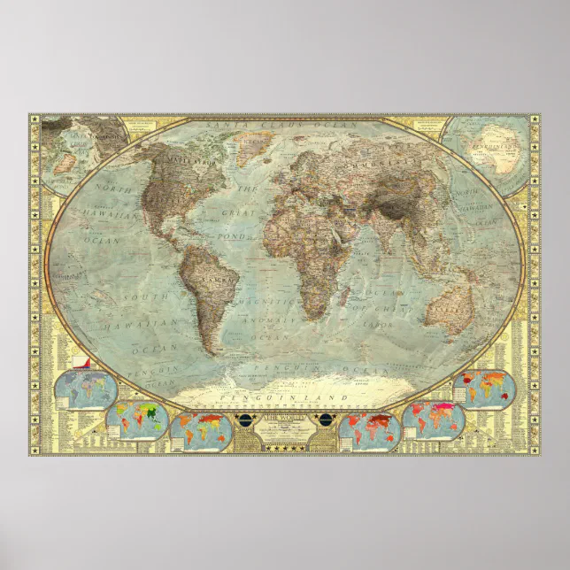 A World Map of Stereotypes Poster | Zazzle