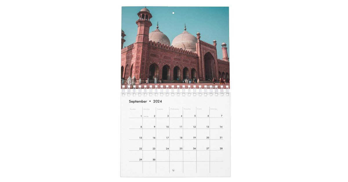A World Of Mosques Muslim Islamic Wall Calendar | Zazzle