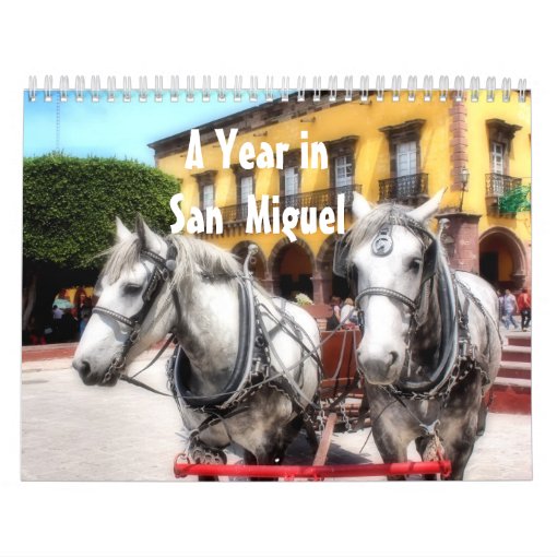 A Year in San Miguel de Allende, Mexico, Calendar | Zazzle