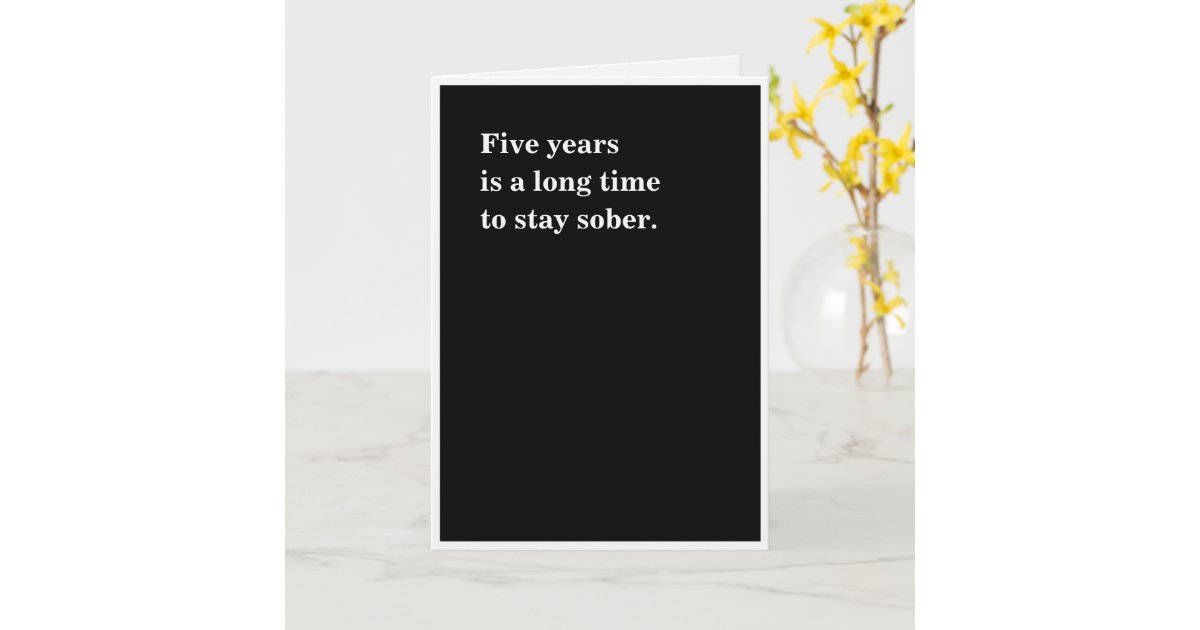 A Year is a Long Time Card | Zazzle
