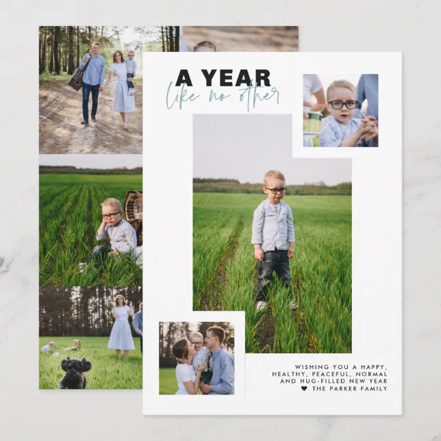 A Year Like No Other | New Year Holiday Photo Card | Zazzle
