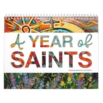 A Year of Catholic Saints Calendar | Zazzle
