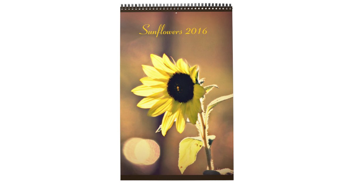 A Year of Sunflowers 2016 Calendar | Zazzle