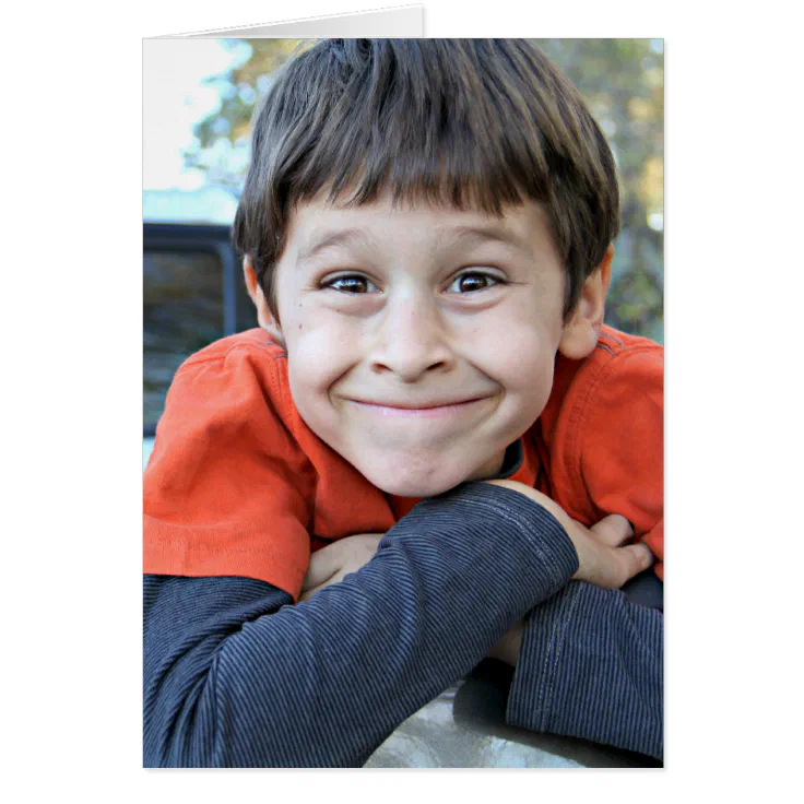 A young boy flirting card | Zazzle
