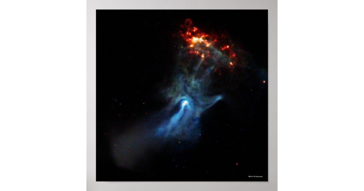 A Young Pulsar Shows Its Hand Poster | Zazzle