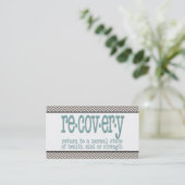 AA Recovery Definition Business Card | Zazzle