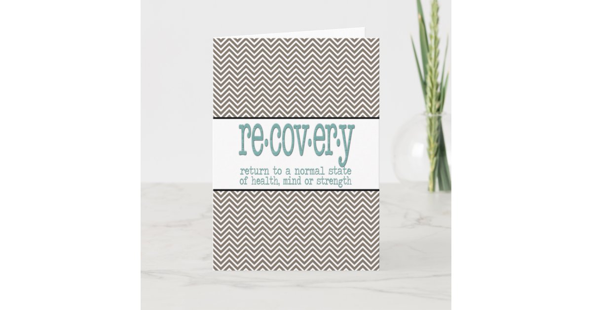 AA Recovery Definition Card | Zazzle