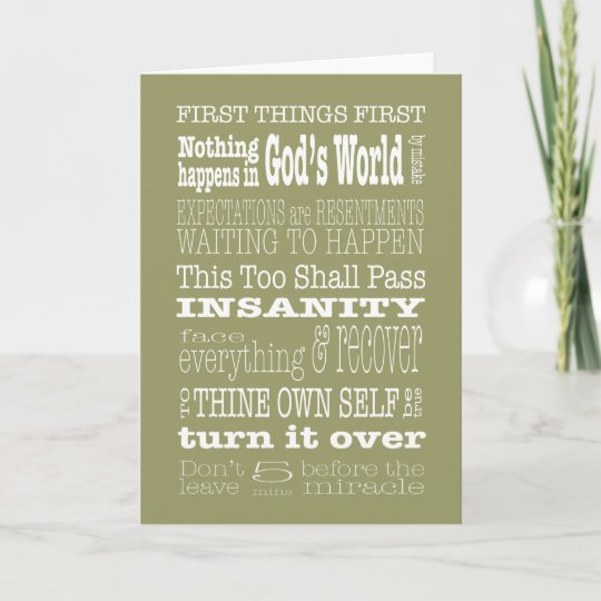 AA Sayings & Slogans 1 Card | Zazzle.com