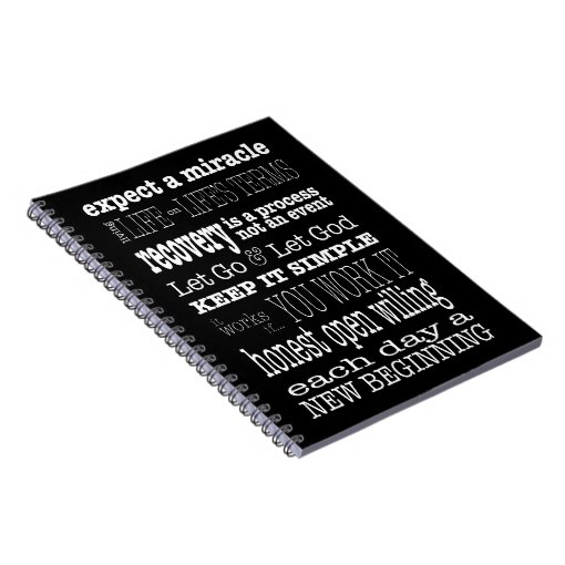 AA Sayings & Slogans 2 Notebook | Zazzle